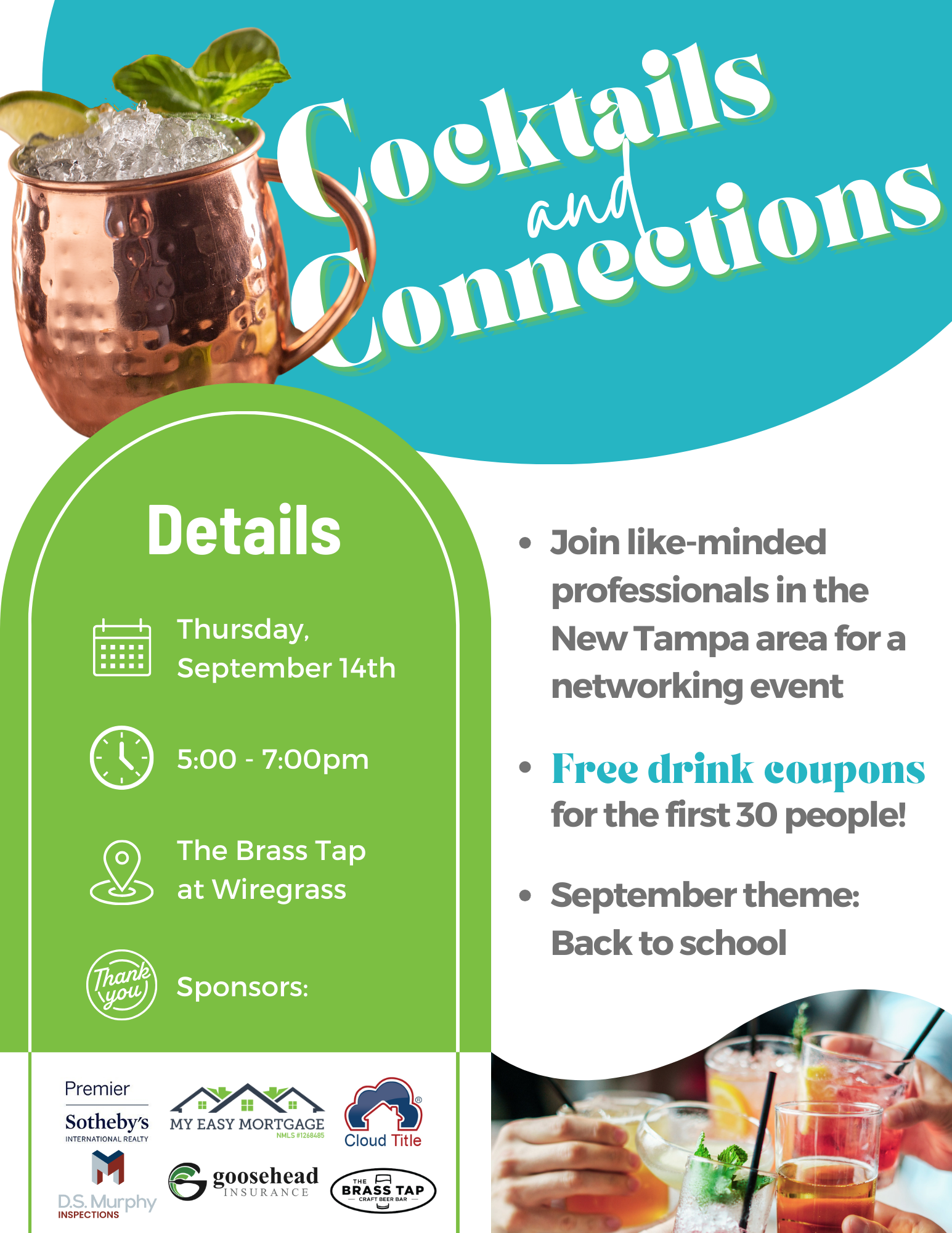 Cocktails and Connections - My Easy Mortgage | The Easiest Choice For ...